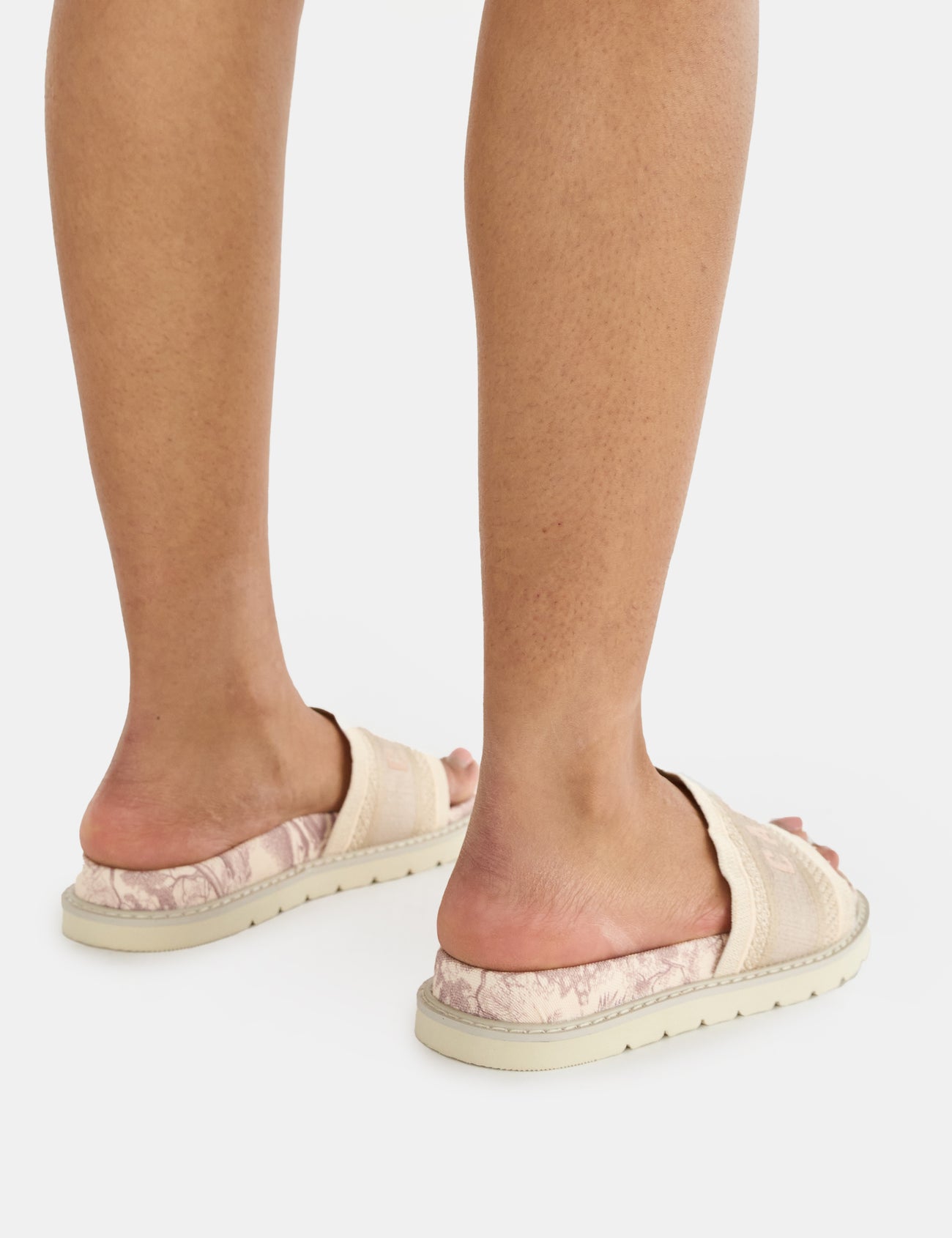 Jet Set Stone Cannes Embroidered Sandals | Public Desire