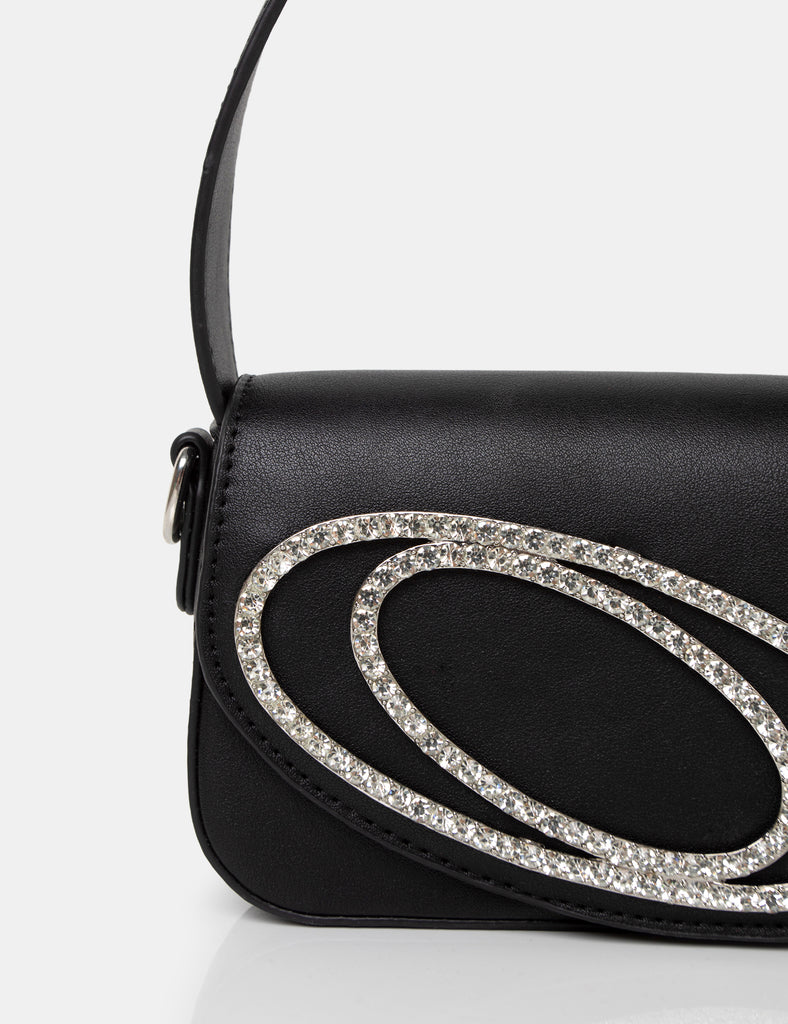 The Tonic Black Pu Mini Bag | Public Desire