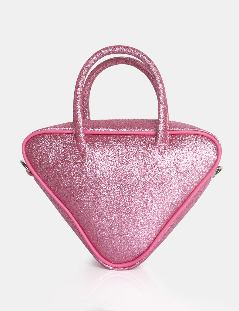 The Diana Pink Glitter Triangle Grab Bag | Public Desire